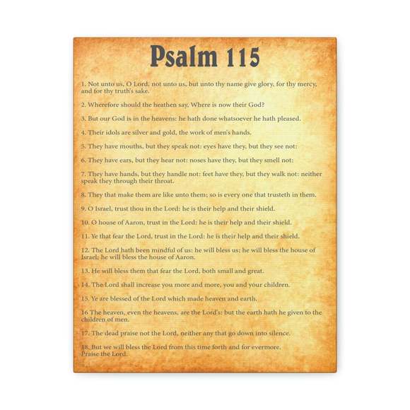 Express Your Love Gifts | Art | Scripture Sign Psalm 15 Chapter Gold Bible Canvas Christian Wall ...